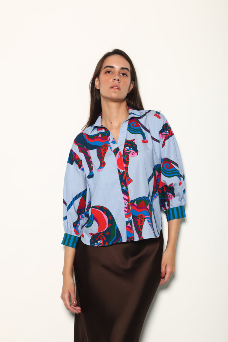 CHEETAH MIRAGE ELSA TOP – Maude Vivante