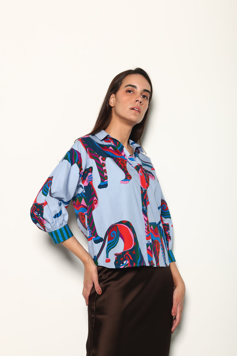 CHEETAH MIRAGE ELSA TOP – Maude Vivante