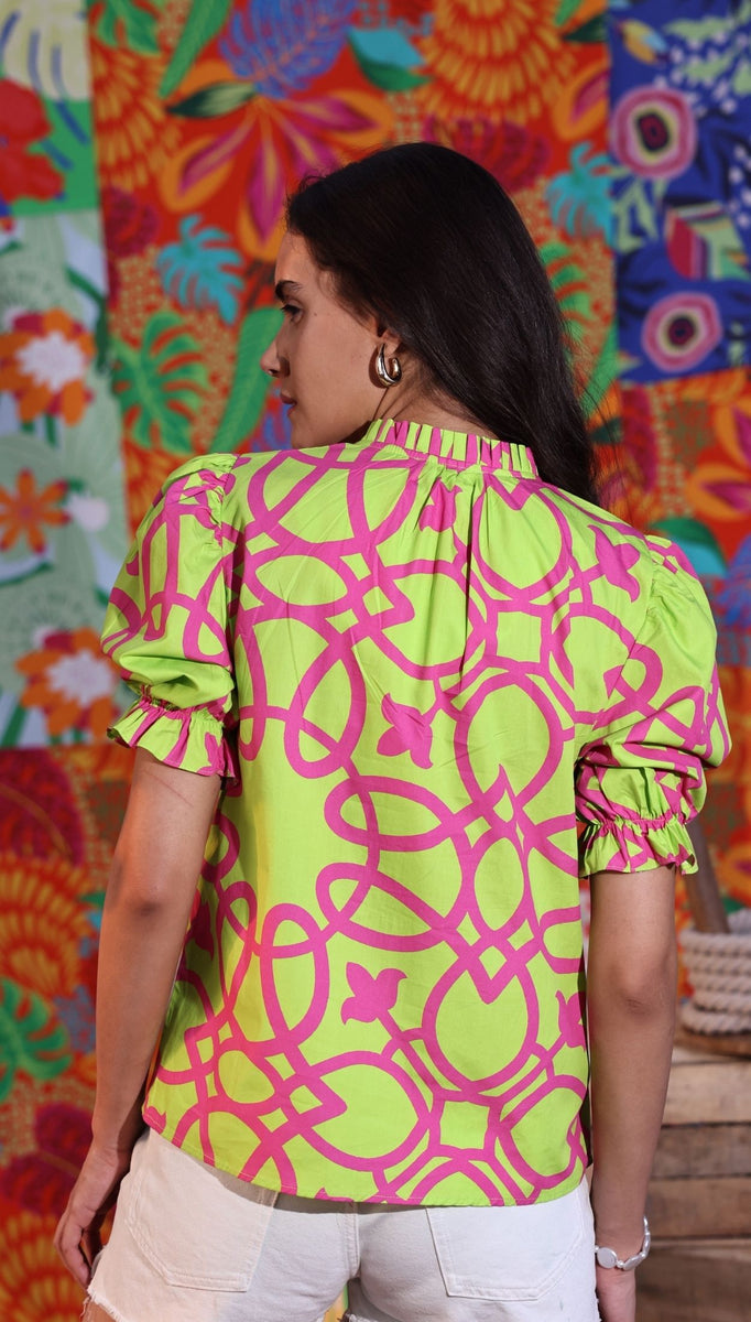 LACE LOOPS AMY Top – Maude Vivante