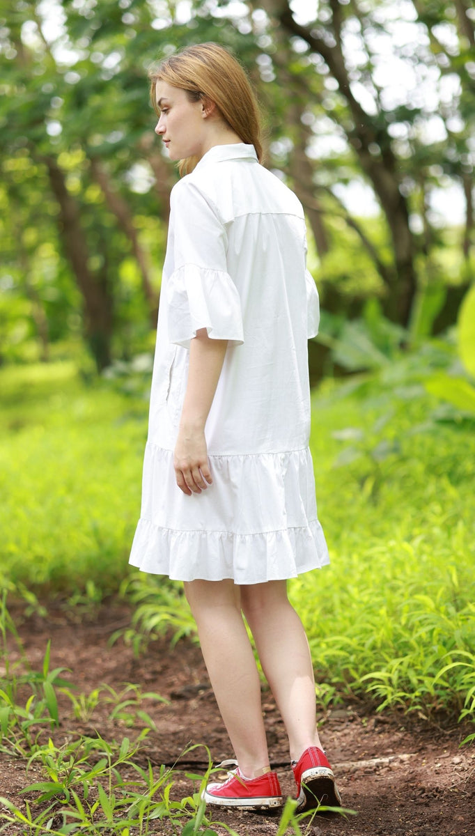WHITE LIV Dress – Maude Vivante